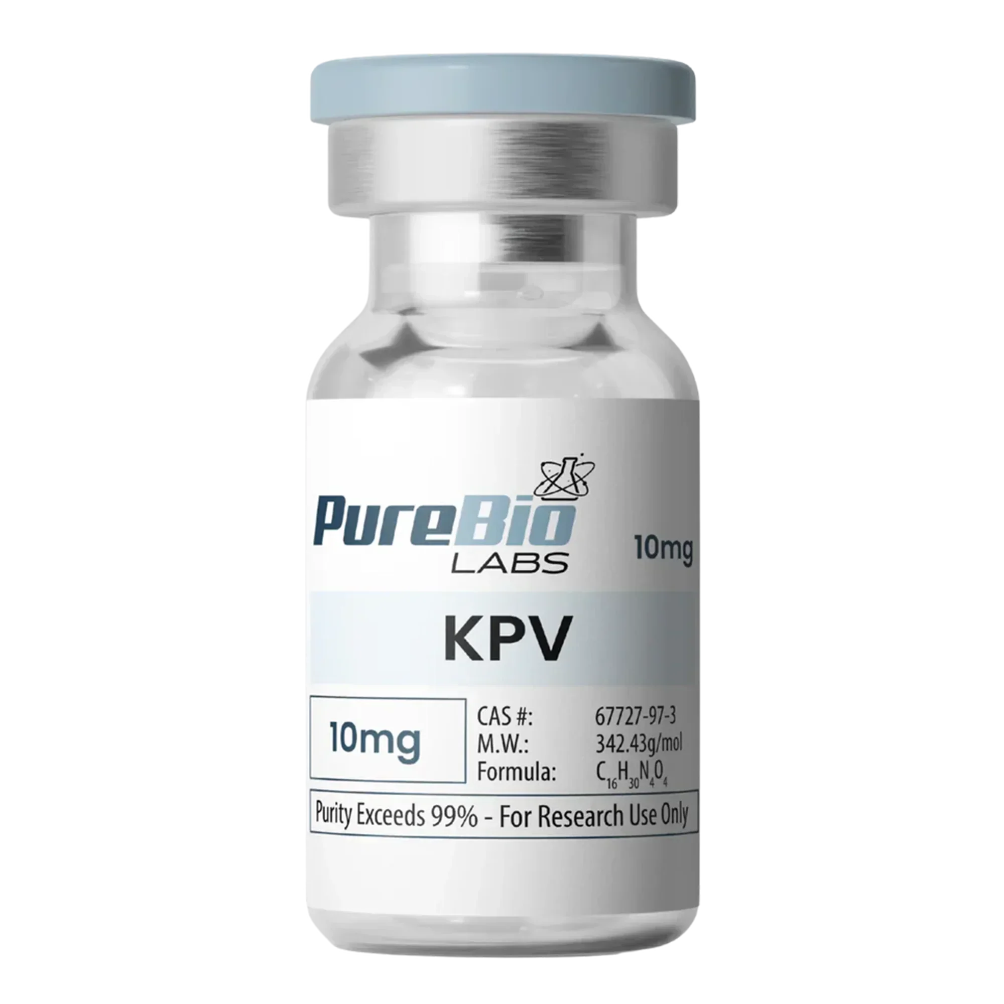 KPV Vial 10mg - High Purity Research Peptide | Pure Bio Labs