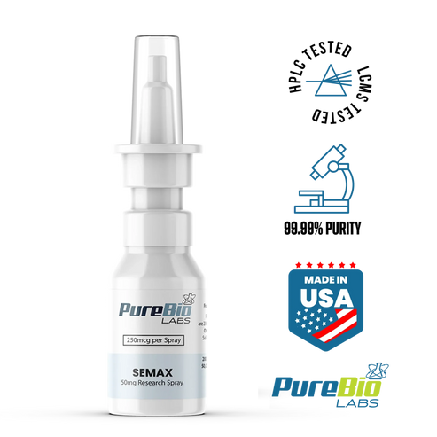 Semax Nasal Spray | Research Peptide | Pure Bio Labs