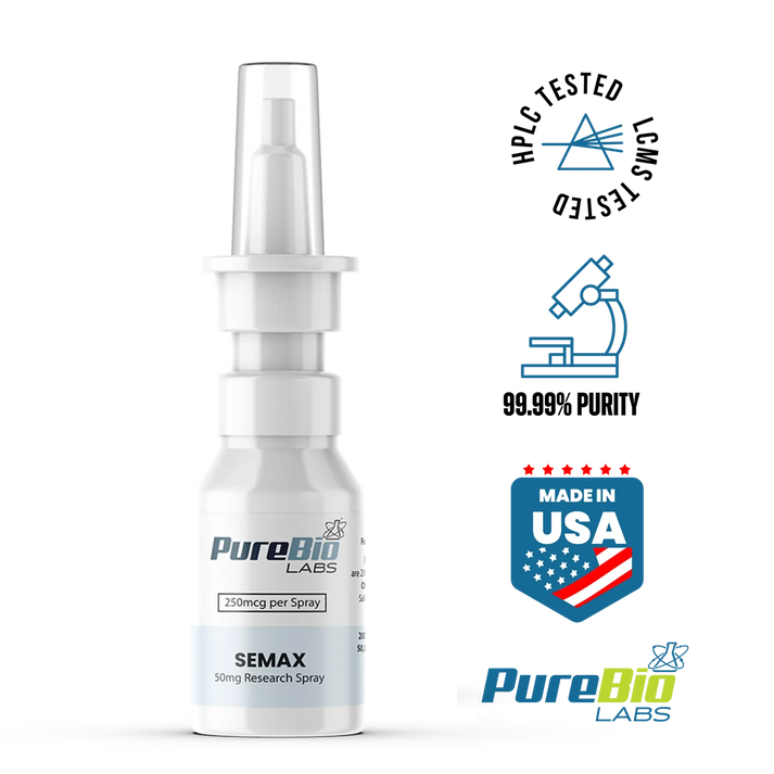 Semax Nasal Spray | Research Peptide | Pure Bio Labs